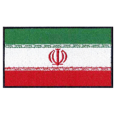 Iran National Flag Embroidered Iron on Sew on Patch Badge For Clothes ...