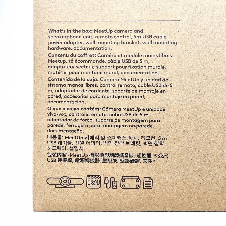 NEW/Sealed Logitech Meetup 960-001101 Video Conferencing Camera w ...