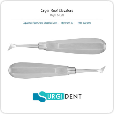 CRYER ROOT ELEVATOR DENTAL TOOTH EXTRACTING SURGERY INSTRUMENTS *SET OF ...