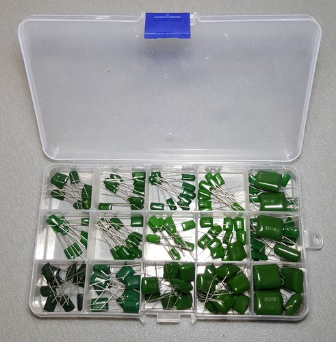 150PCS 100V Greencap Capacitor Kit Pack 15 values 150 PCS | eBay