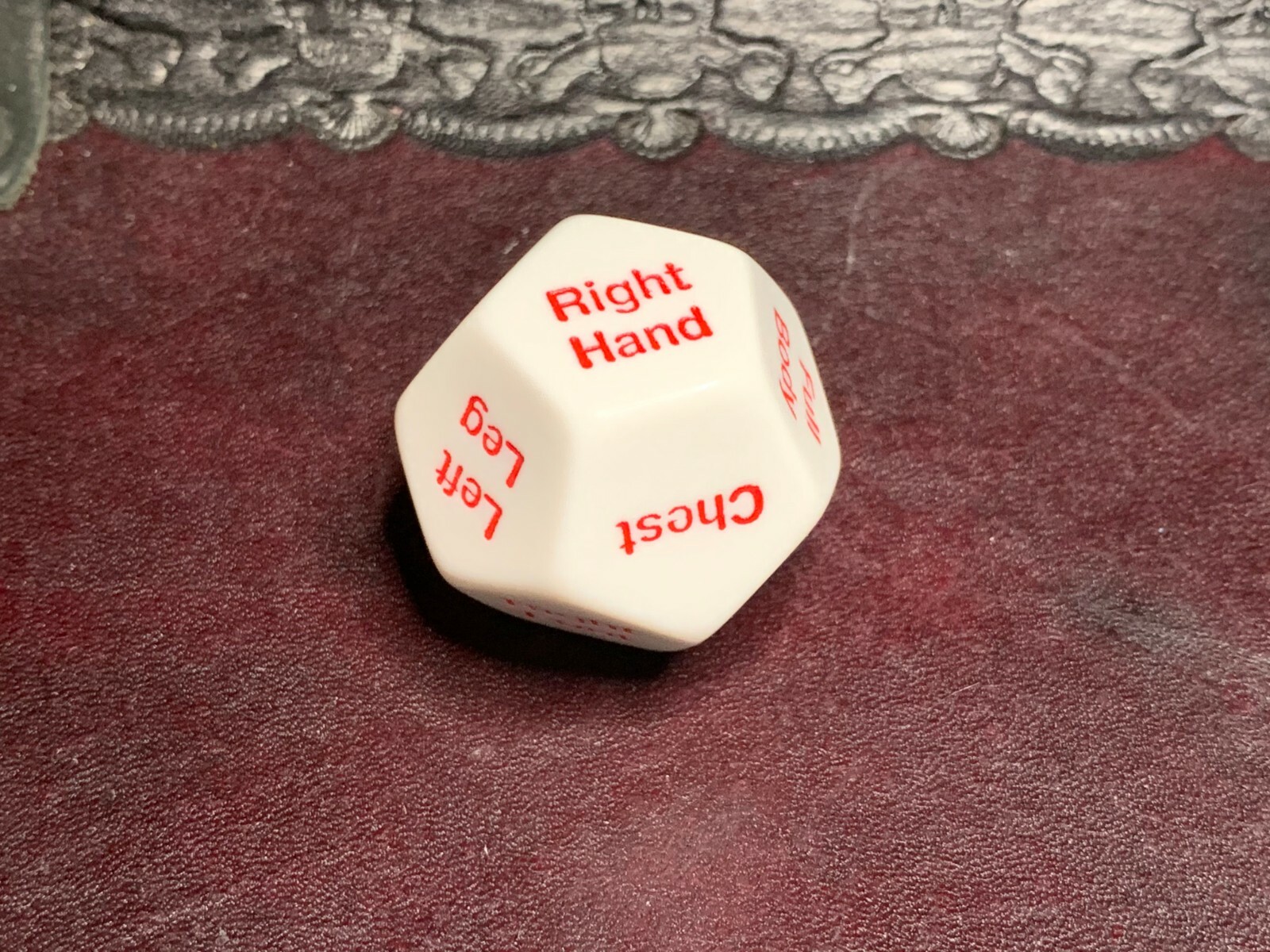 Hit Location D12 Twelve Sided Die Dice Critical Fumble Tabletop