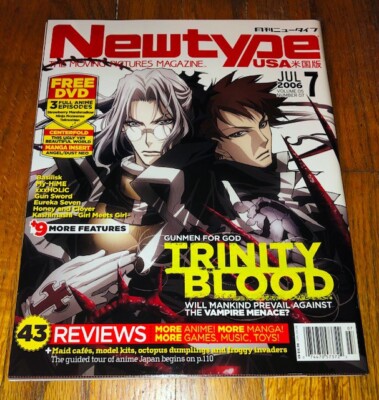 Newtype USA Edition Magazine July 2006 Issue 7 Volume 5 Trinity Blood ...