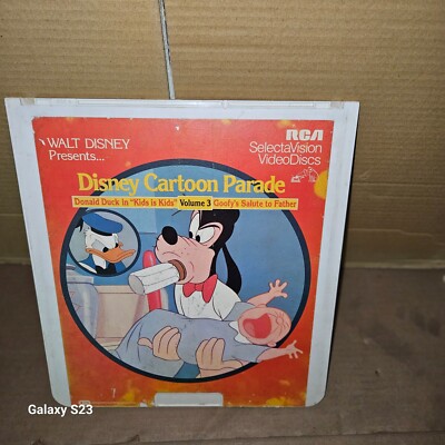 Walt Disney - CARTOON PARADE VOLUME 3 - CED RCA SelectaVision VideoDisc ...