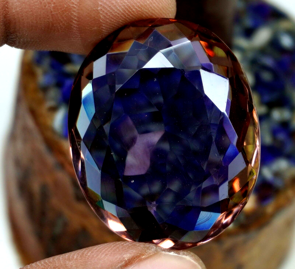 AAA Large Alexandrite 36.55 CT Oval Faceted Cut Loose Gemstone Gift for ...