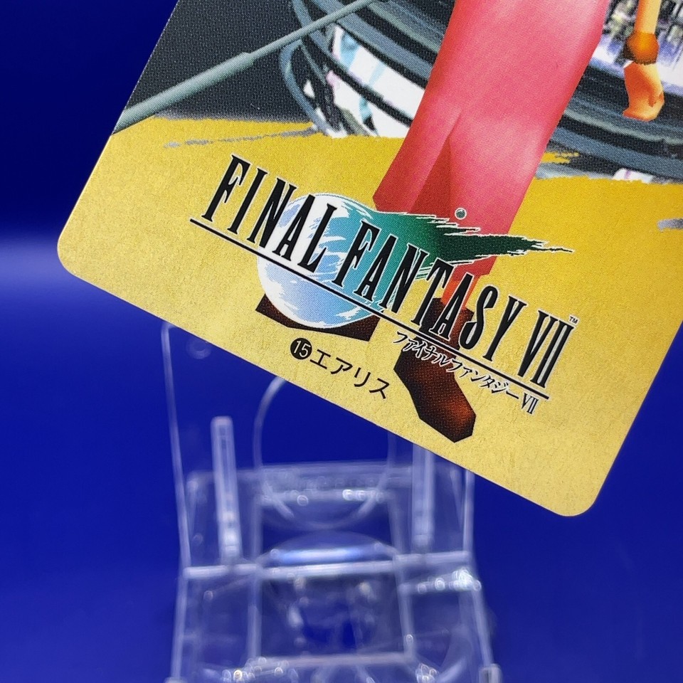 Aerith Gainsborough Final Fantasy 7 Ⅶ Bandai Card 1996 No.15 Japan F/S ...