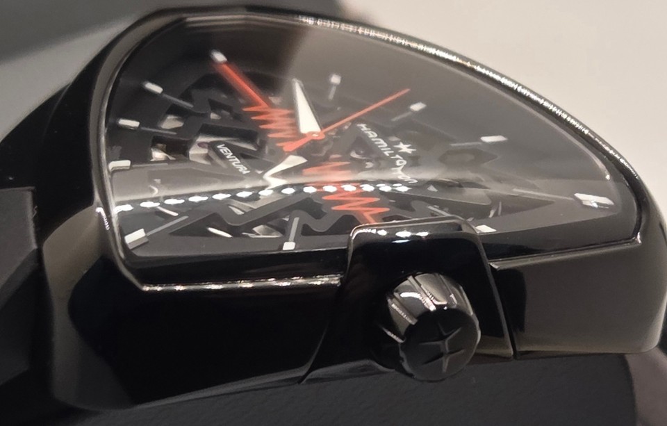 Hamilton Ventura Elvis 80 Auto Black PVD Swiss Automatic Men's Watch | eBay