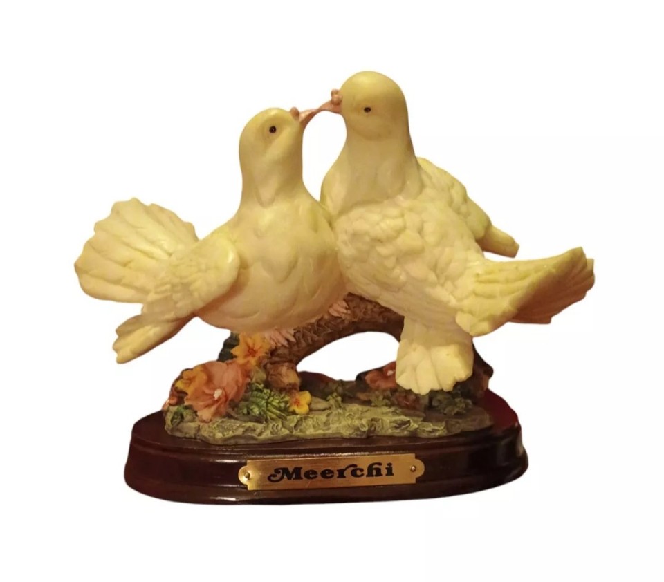 Vintage Meerchi Kissing Doves Figurine - Collectable | eBay
