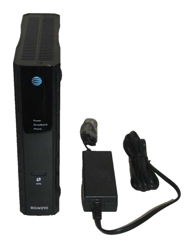AT&T Arris BGW210-700 Broadband Gateway WiFi Modem Router with Power ...