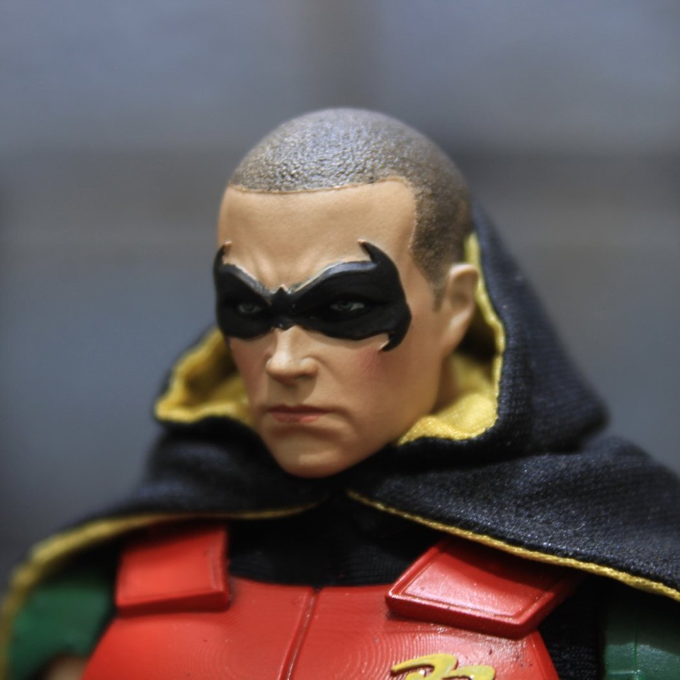 1/10 Custom DC Multiverse Red Robin Tim Drake McFarlane Variants Head ...