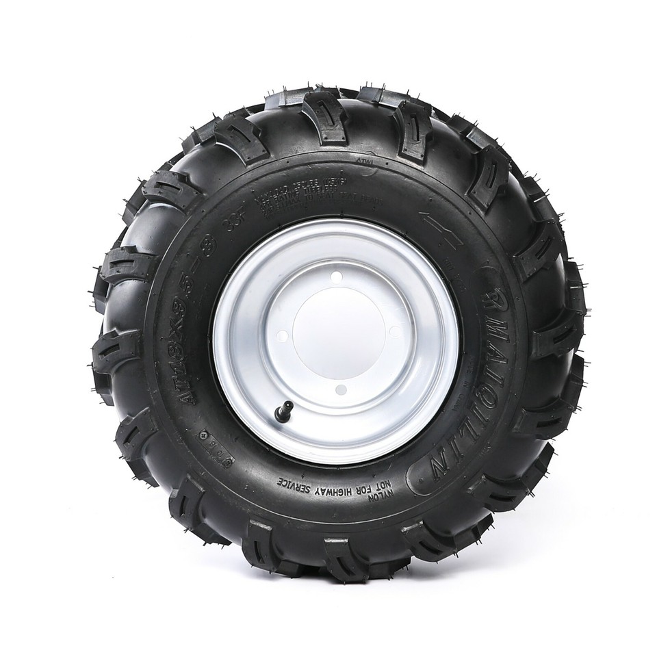 18x9.50-8 ATV Lawn Mower Garden Tractor Tire Rim Wheel Assembly 18X9.5 ...