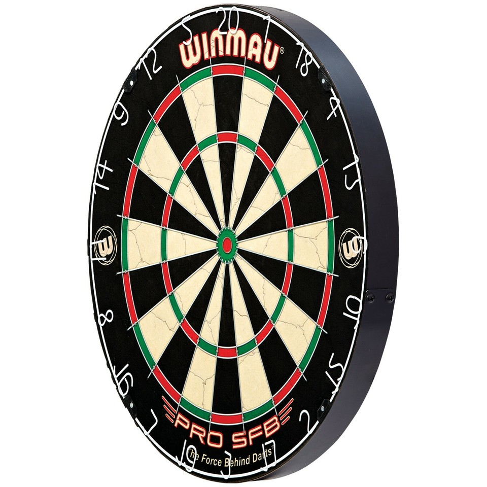 Winmau Dartboard Pro SFB Round Wire Bristle Board with Staple-Free ...