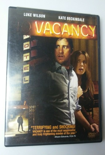 Vacancy DVD, 2007 Thriller Rated R Luke Wilson Kate Beckinsale ...