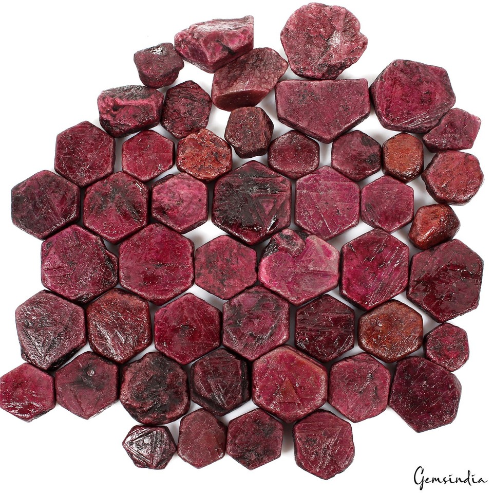 3Kg Natural Red Ruby Rough 28-50mm Huge Loose Wholesale Raw Uncut ...