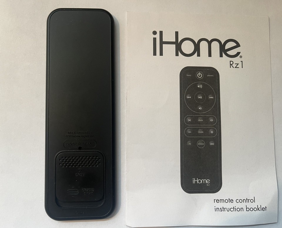 iHome Rz1 Remote Control Near Mint Original OEM Remote Control | eBay