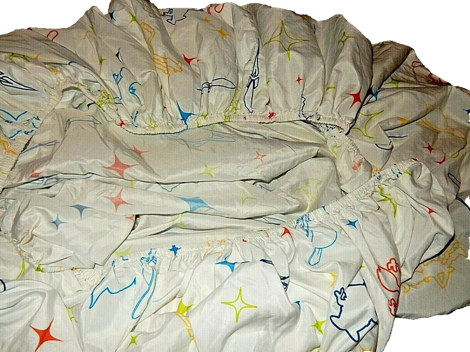 9A !WOW! Disney TOY STORY 4 Microfiber Twin Sheet Set Flat Fitted ...