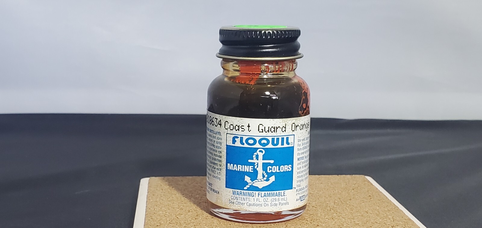 FLOQUIL Enamel Paint 1-oz Coast Guard Orange 818634 90% full | eBay