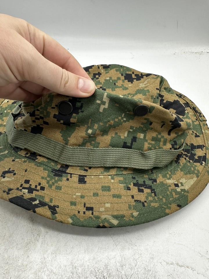 New USMC MCCUU Cover Field Woodland MARPAT Combat Boonie Cover Size X ...