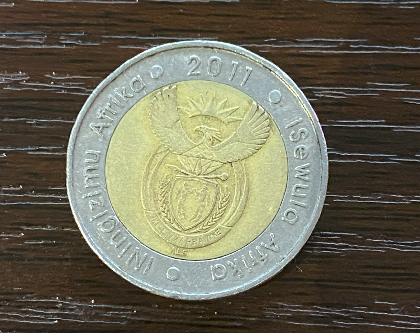 Rare 2011 SOUTH AFRICA R5 Coin | eBay