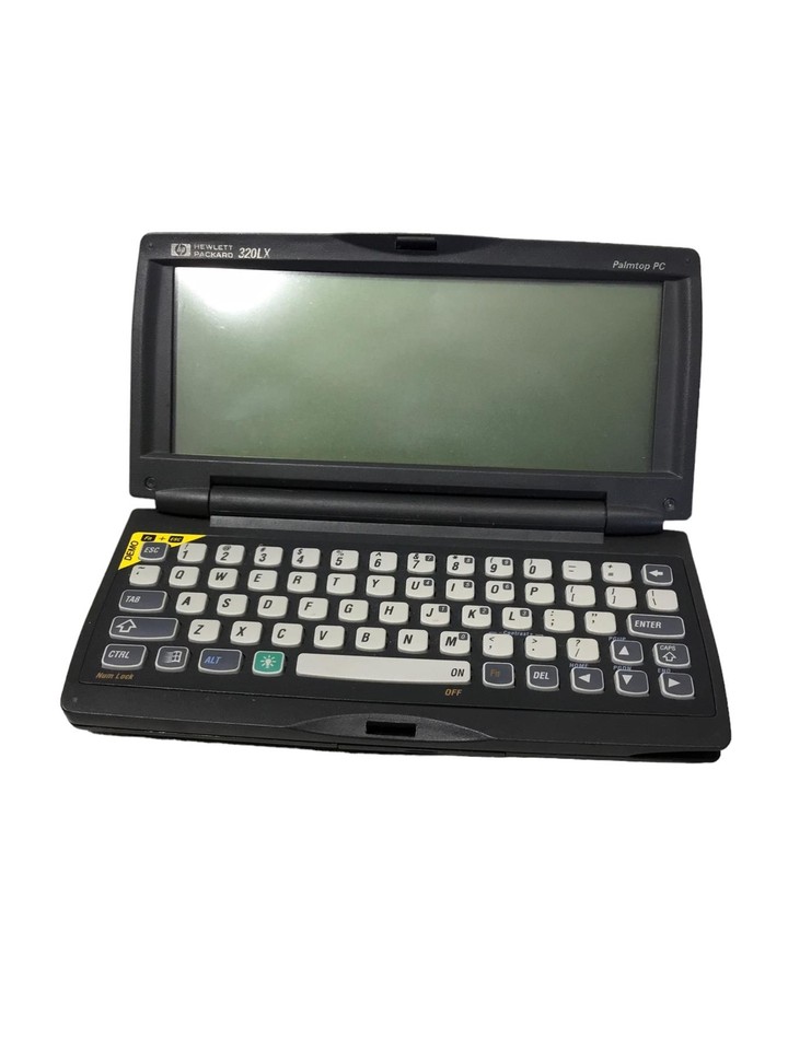Hewlett Packard HP 320LX Handheld Palmtop PC Computer Vtg For Parts ...
