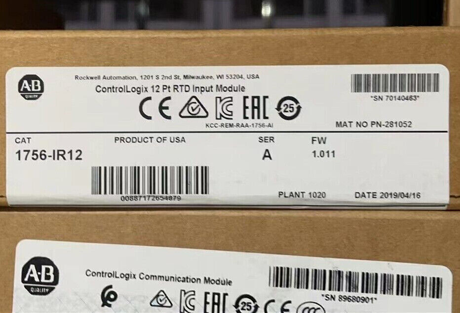 1PC 1756-IR12 /A ControlLogix Non-Isolated RTD Input 1756IR12 | eBay