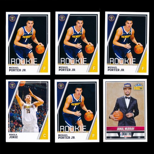 Michael Porter Jr Jamal Murray Jokic Panini Rookie Sticker RC LOT #226 ...