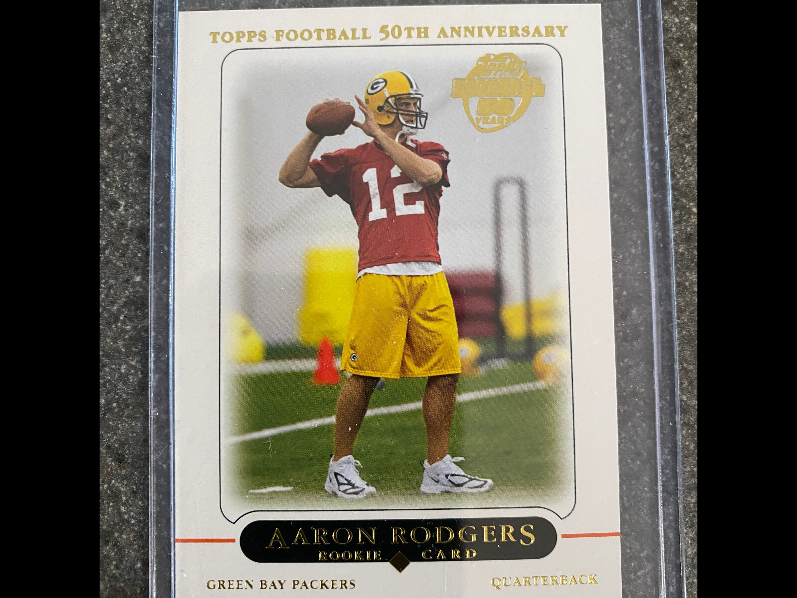 Aaron Rodgers 2005 rookie card Topps card # 431 Green Bay Packers | eBay