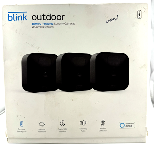 Blink Outdoor / Indoor (3rd Gen) Battery Powered Security Cameras・3 ...