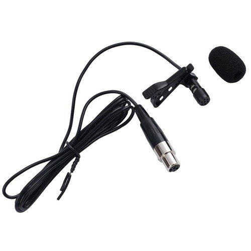Professional Black Lavalier Lapel Microphone for Shure Wireless System ...