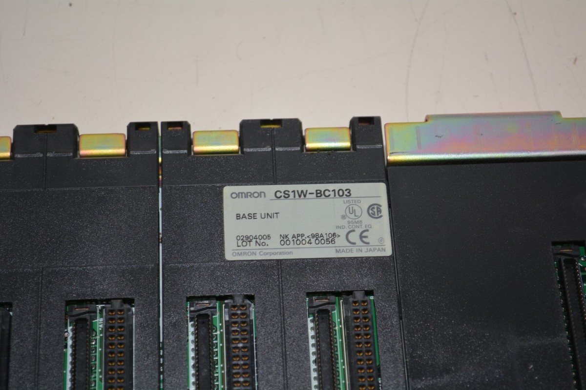 Omron CS1W-BC103 PLC Base #W1486 | eBay Omron CS1W-BC103 PLC Base #W1486 | eBay