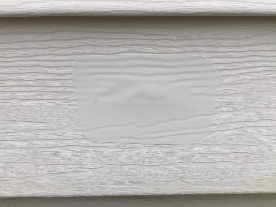 SmartPatch Vinyl Siding Repair Kit: 2 Large Durable Self-Adhesive ...