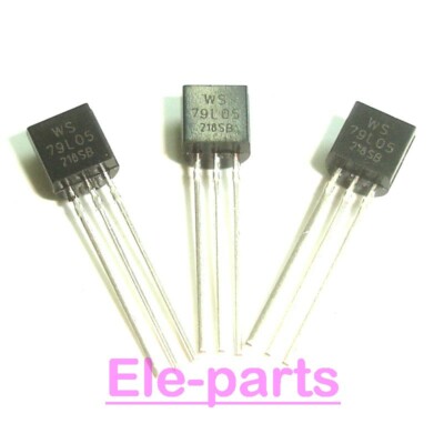 100 PCS 79L05 TO-92 L79L05 LM79L05 100mA Negative-Voltage Regulators ...