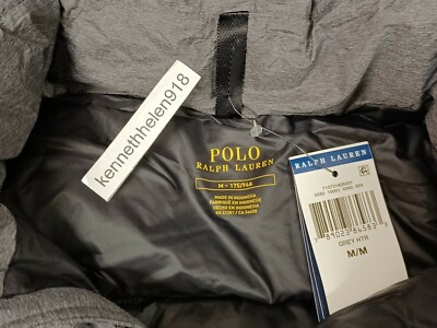 POLO RALPH LAUREN WATER REPELLENT DOWN JACKET COAT HEATHER POLO RALPH LAUREN WATER REPELLENT DOWN JACKET COAT HEATHER