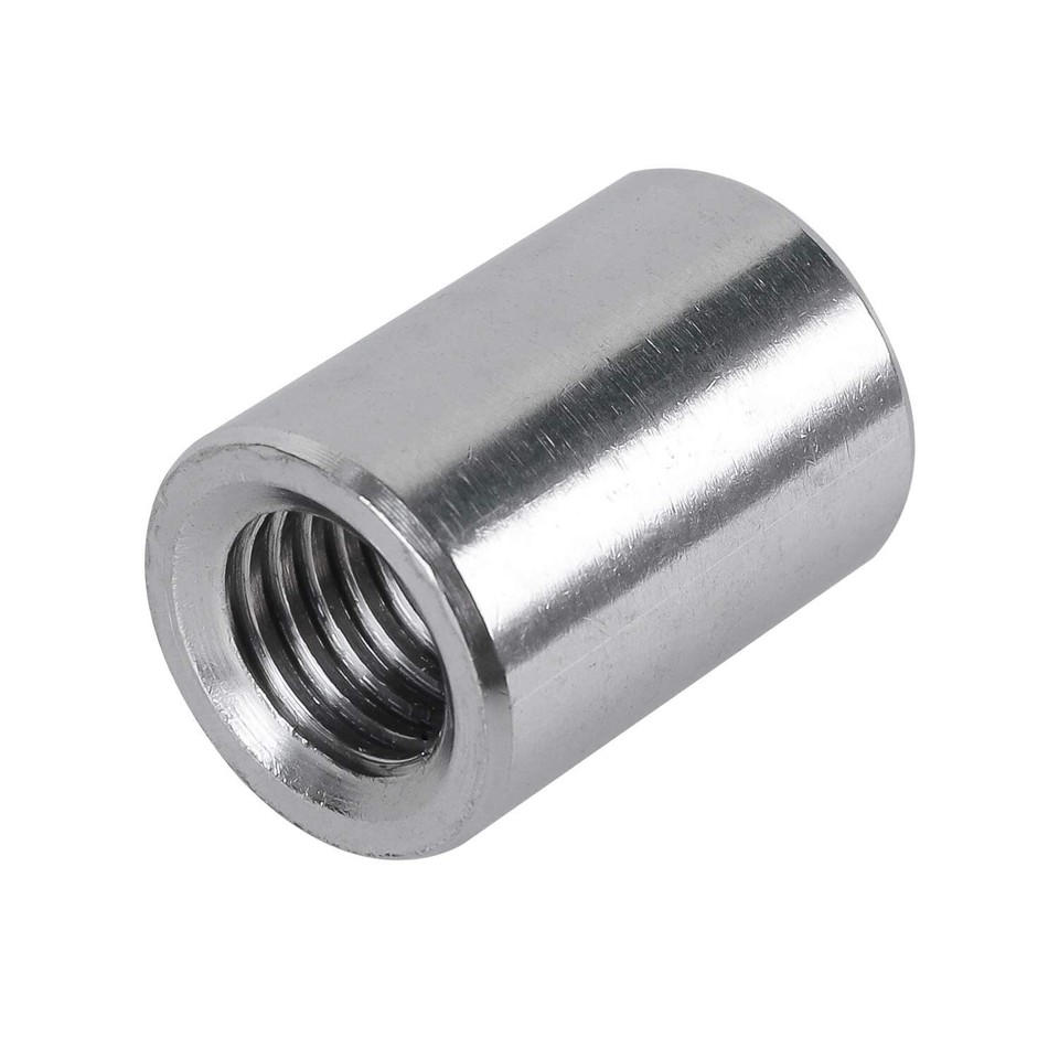 THREADED SLEEVE ROD BAR STUD ROUND CONNECTOR NUT 304 STAINLESS LONG NUT ...
