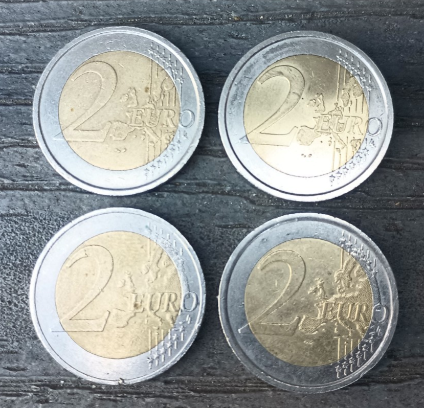 2 Euro Coin, Rare Collectible Coins, Lot of 4 | eBay