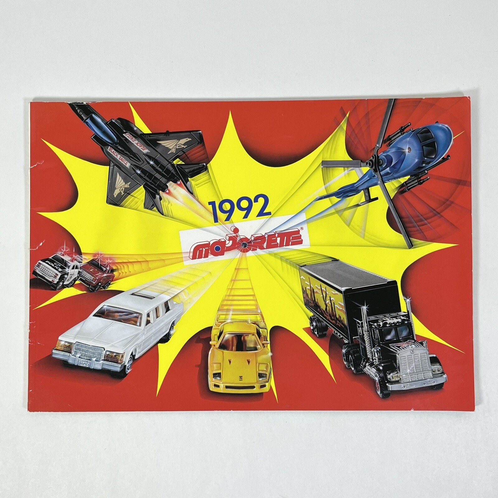 1992 MAJORETTE Toy Catalog Diecast Car Plane Tank Boat Vintage ...