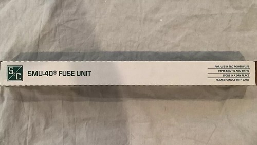 S&C SMU-40 Fuse Unit 822040 14.4KV NOM/ 17KV Max | eBay