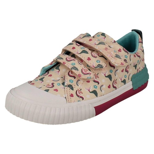Filles Clarks Chaussures en Toile - Rousseurs Myth | eBay