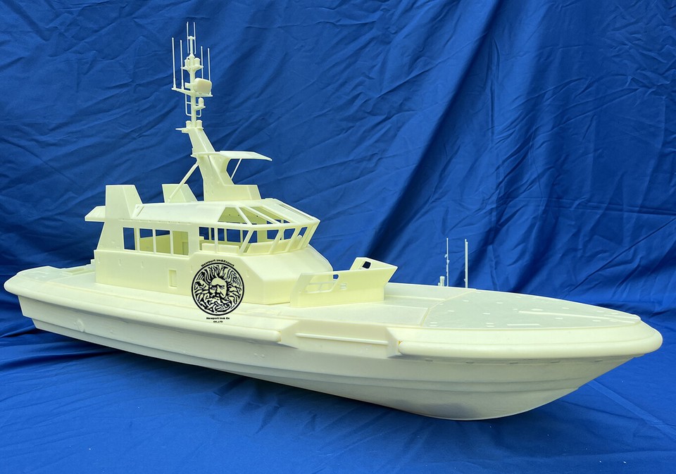 High Speed Pilot Boat Waterjets Vessel 1:24 917mm 36" 3D Print RC Model ...