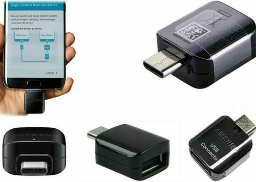 Samsung USB Type-C to USB OTG Adapter GH98-41288A s8 9 10 Note 8 9 ...