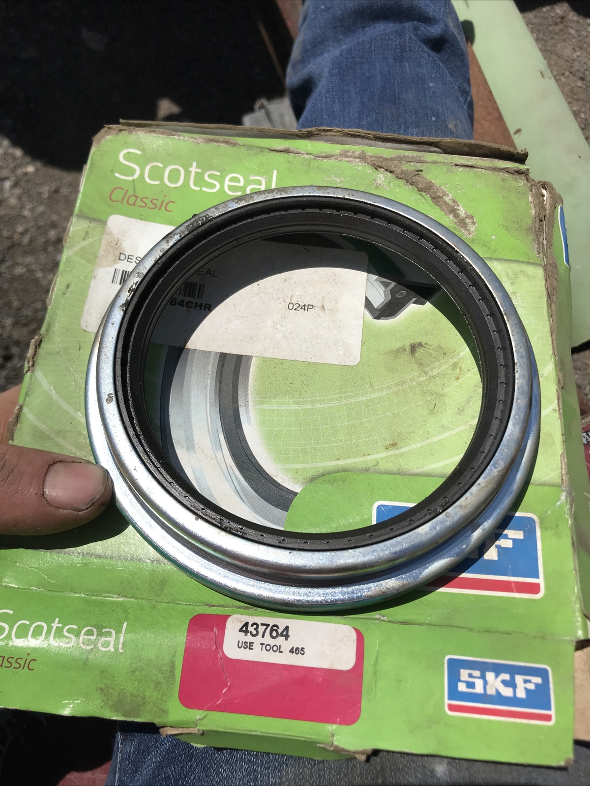 SKF 43764 Wheel Oil Seal 5.905" Bore 4.375" 370182A 370048A 380048A ...