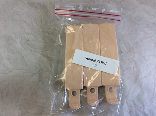 3X NEW LAERDAL STERNAL IO PAD FOR NURSING SIM MAN SIMMAN 3G FULL BODY ...