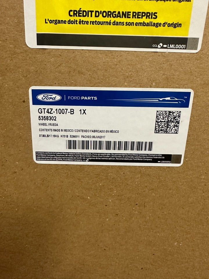Set Of 4 Genuine Ford Factory 20" Wheel Rims 2018 Ford Edge GT4Z-1007-B ...