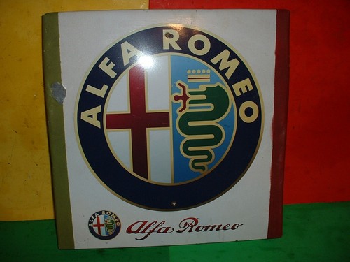 Alfa Romeo Metal Sign, Vintage US Dealership, Service Sign 1970 - 80's ...