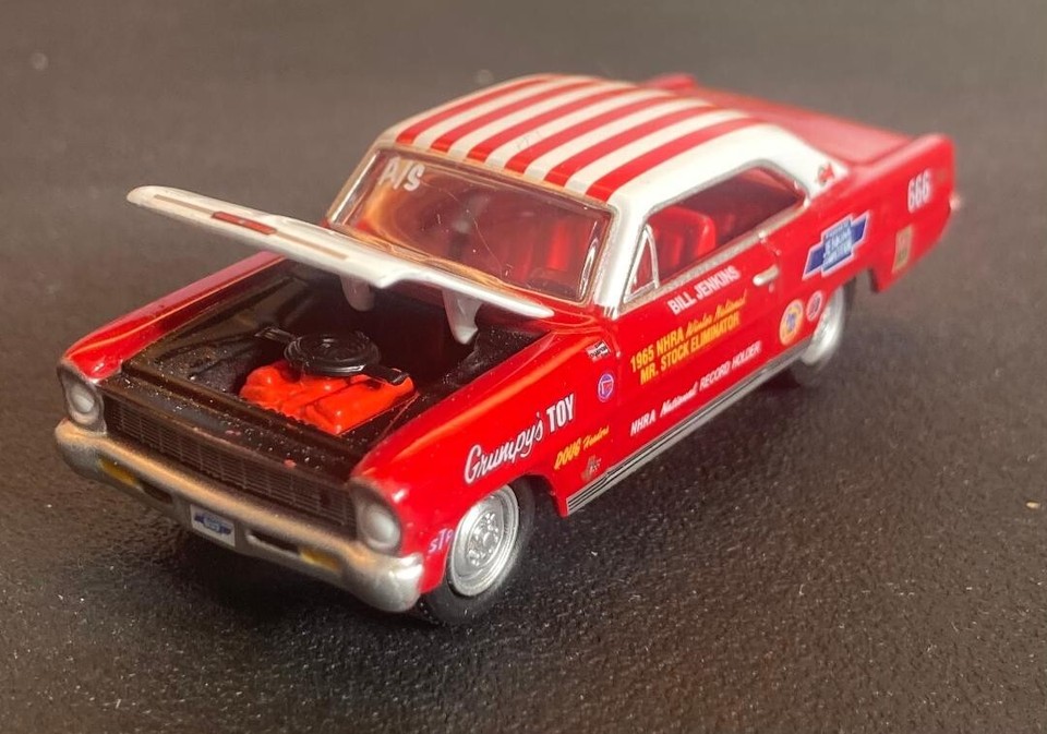 BILL JENKINS GRUMPYS TOY 1966 CHEVY NOVA SS 327 NHRA DRAG STRIP LEGENDS ...
