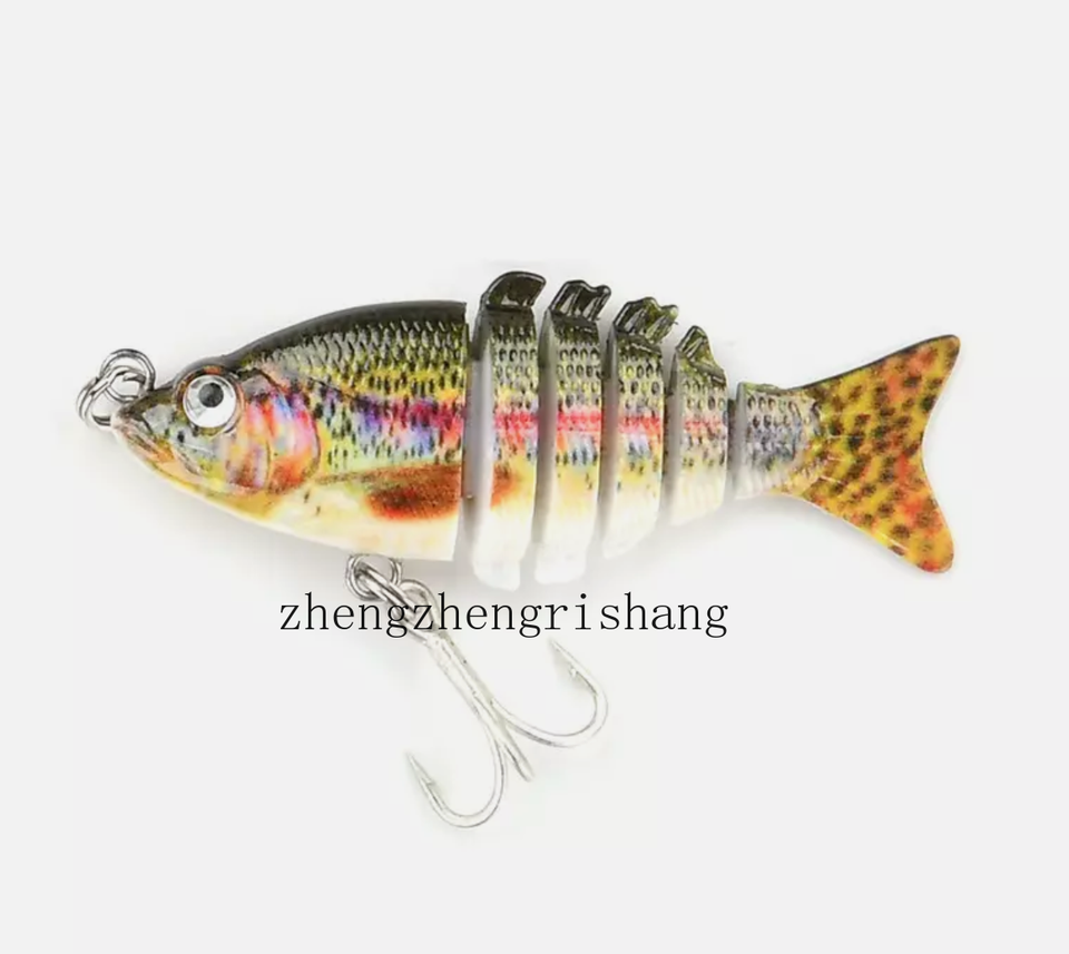 6pcs Mini Fishing Lure Swimbait 5cm/2.5g Crankbait Hard Bait Multi ...