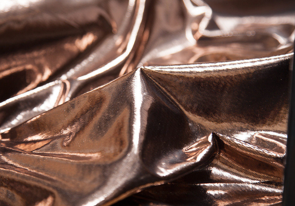 ROSE GOLD METALIC FABRIC SOLD PER 50M ROLL DRAPING SWAGGING WEDDING ...