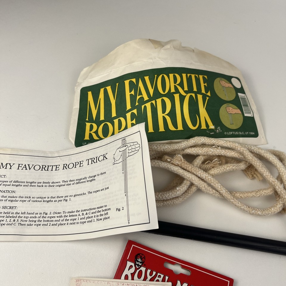 Lot of Vintage Magic Cards, Books, Tricks Royal Magic, Marvin’s Amazing ...