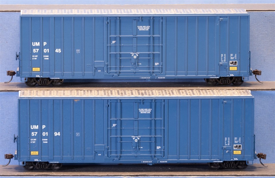 2 HO Walthers Gunderson 50' Hi-Cube Paper Boxcar Upper Merion ...