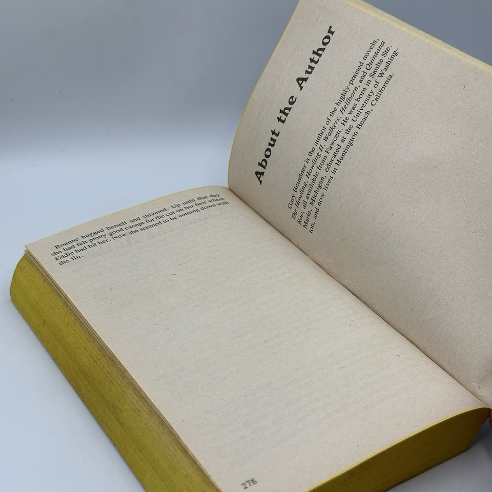 Gary Brandner THE BRAIN EATERS 1985 Ballantine Fawcett Crest Horror ...