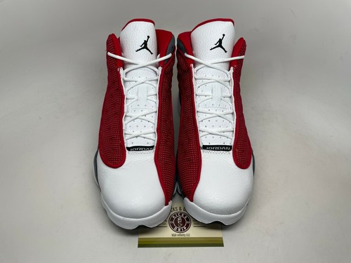Size 7Y - Air Jordan Xlll 13 Retro GS White/Grey/'Red Flint' Youth NEW ...
